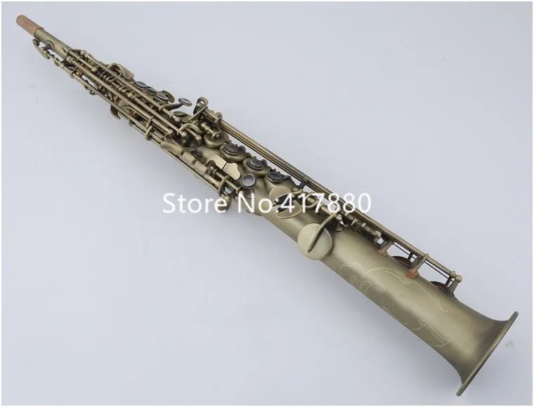 Retro Soprano Saxophone, Antique Copper Color, High Quality with Case ...