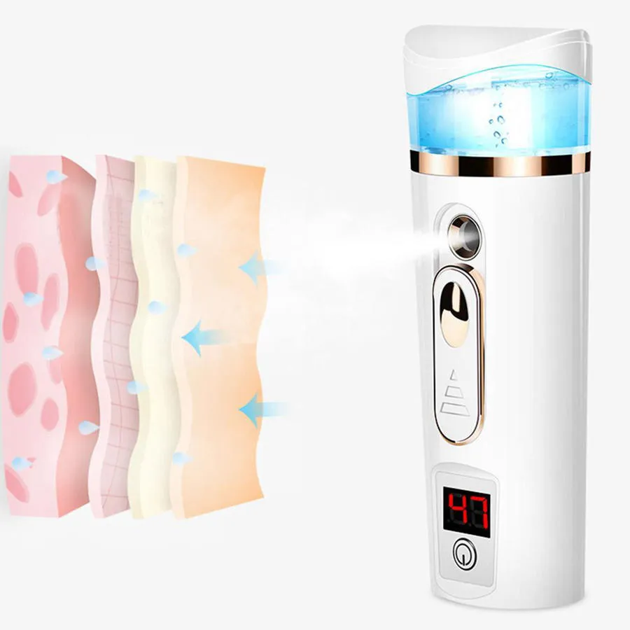 Facial Steamer: 3 In 1 Nano Mist Sprayer, Moisture Tester, And Portable ...