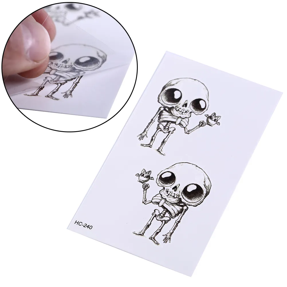 New Funny Waterproof Temporary Tattoo Sticker Alien Henna Arm Body Art ...