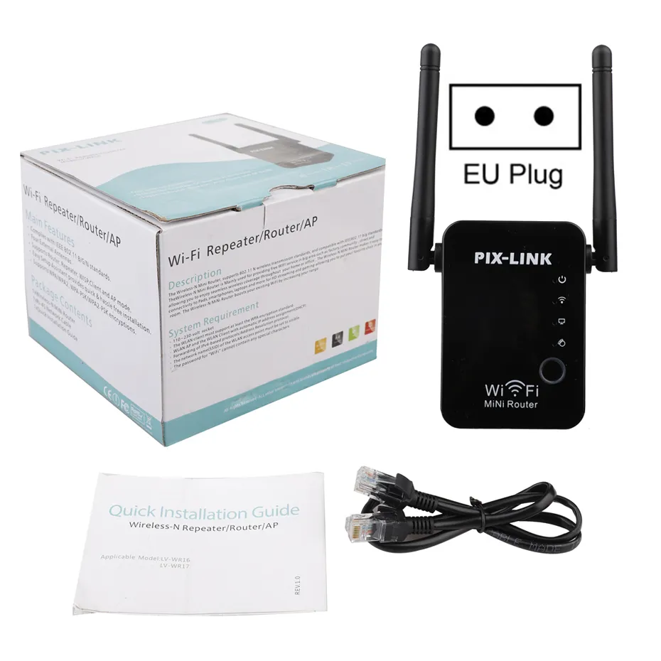 DHgate.com:Compact Mini 300Mbps WiFi Extender with Dual Antennas: Home ...