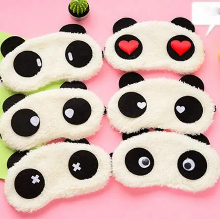 Cute Panda Codemiko Real Face Eye Travel Sleeping Mask Soft Padded ...