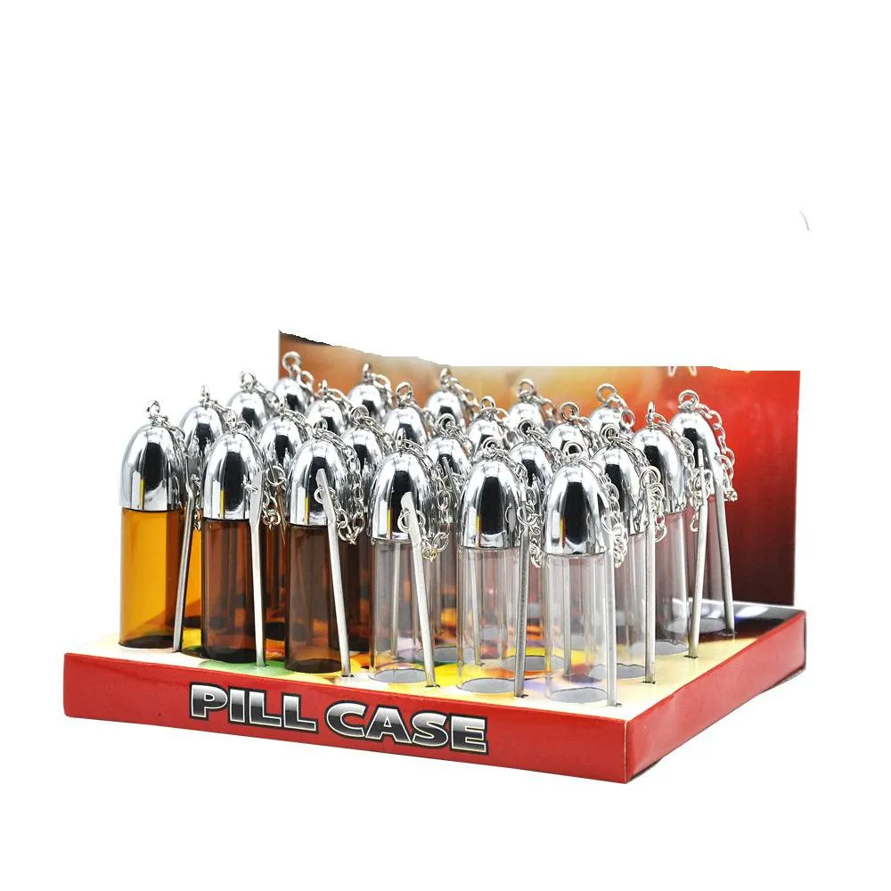 36/57/72MM Acrylic Snuff Bottle W/ Spoon Snuff Snorter Dispenser Nasal ...