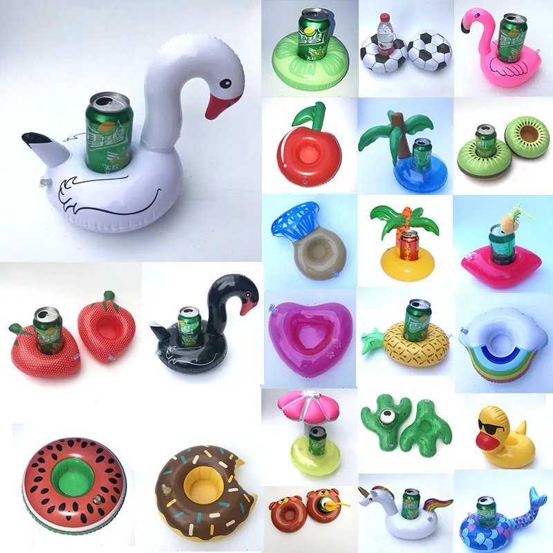 Swimming Pool Floating Chairs: Inflatable Drink Holder Set Fun Summer ...