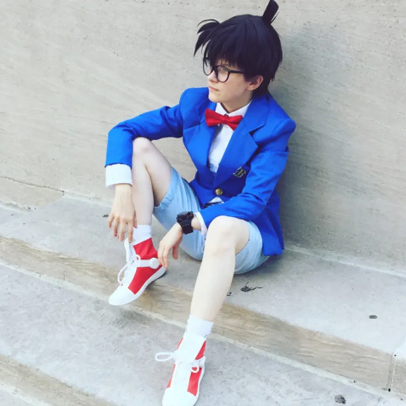 Conan Edogawa Cosplay Costumes Japanese Anime Detective Conan,Case ...