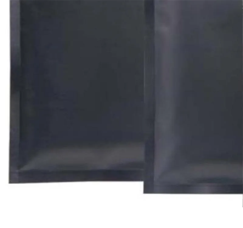 DHgate.com:Matte Black Aluminum Foil Zip Lock Bags for Small Parts Food ...