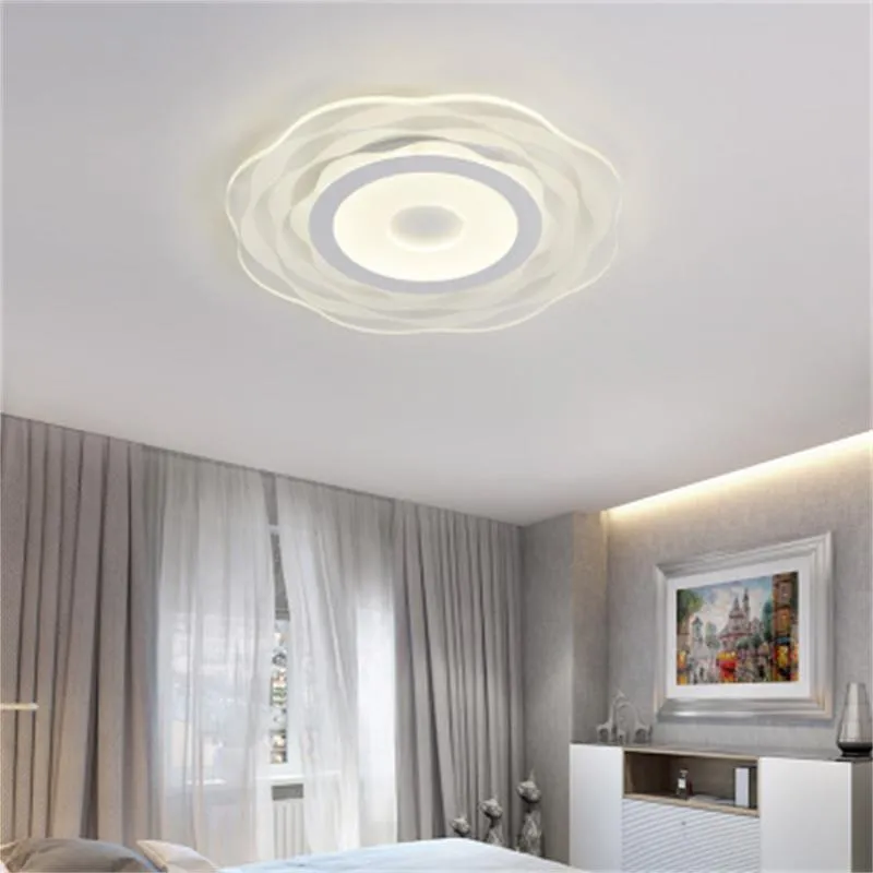 Led Ceiling Lights For Living Room: Modern Plexiglass LED Chandeliers ...