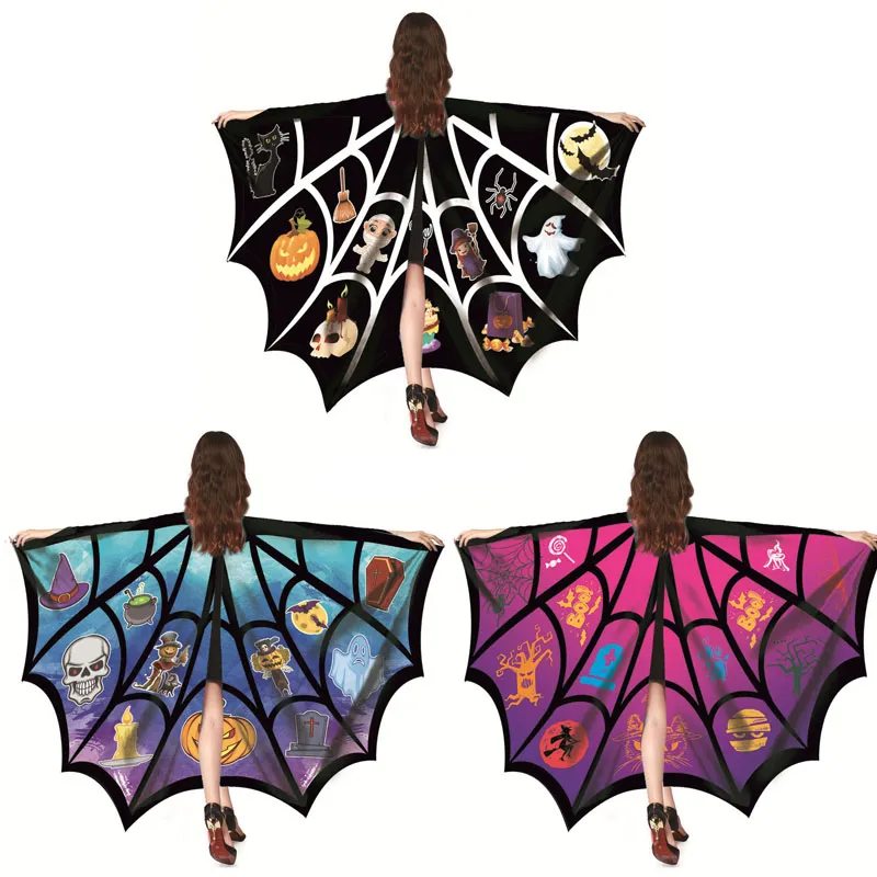 Rotating Bat Shaped Cloak And Mask With Big Wings For Halloween ...