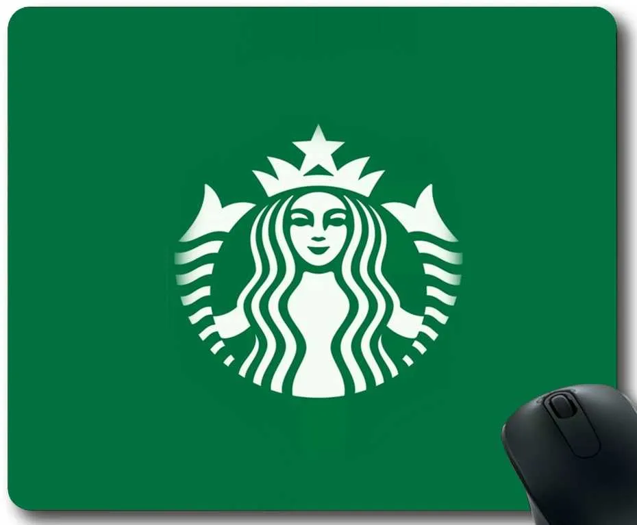 Starbucks Logo Mouse Pads 8.6in X 7in Personality Desings Gaming Mouse ...
