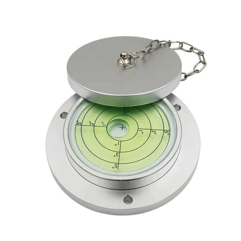 Level Bubbles, Metal Round Spirit Level With Protective Cover ...