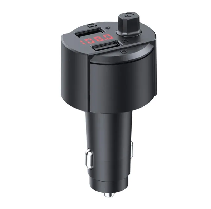 Bluetooth Car Kit FM Transmitter Handsfree 3.1A Charging Support TF ...
