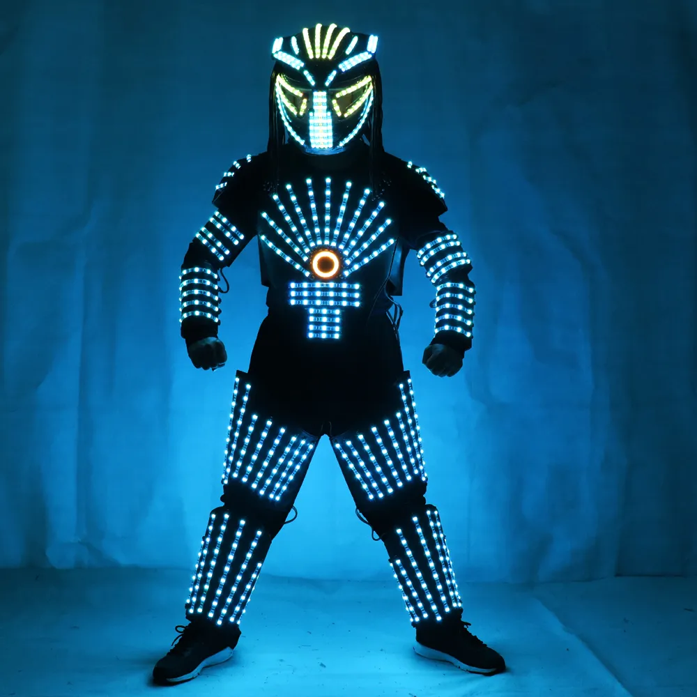 DHgate.com:LED Robot Costume - Luminous Stage Wear, Customizable Light ...