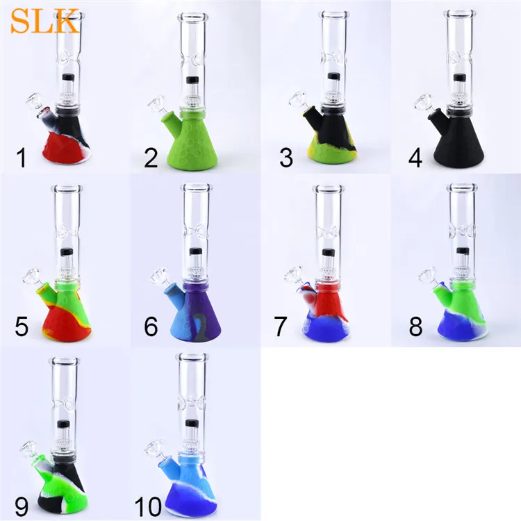 Wholesale 10.2 Beaker Design Silicone Water Pipe Hookah With Glass ...