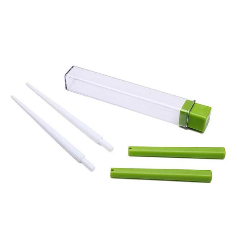 Portable Folding Foldable Reusable Chopsticks With Case Outdoor Plastic ...
