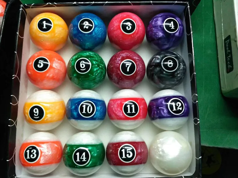 Premium Pool Table Custom Billiard Balls Set Set 2 Ball, 1, 4, 5, 8 ...