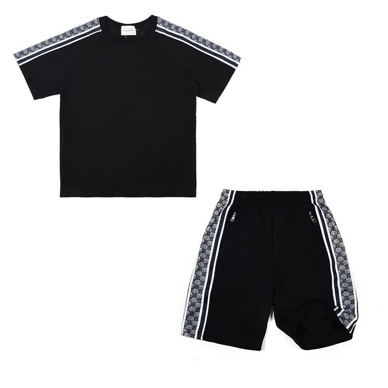 Mens Designer Two Piece Shorts Set Snake Skin Print Tracksuits Summer ...