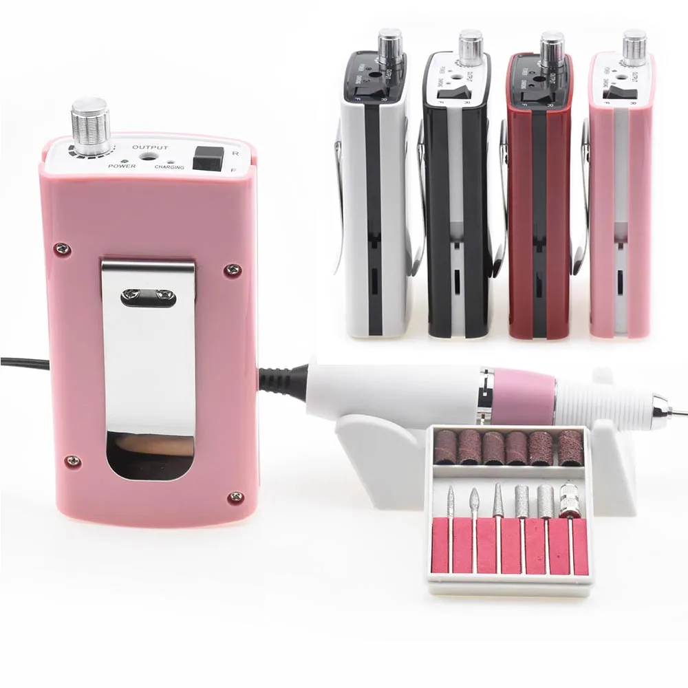 Portable Electric Nail Drill: 30000RPM Professional Manicure Machine ...