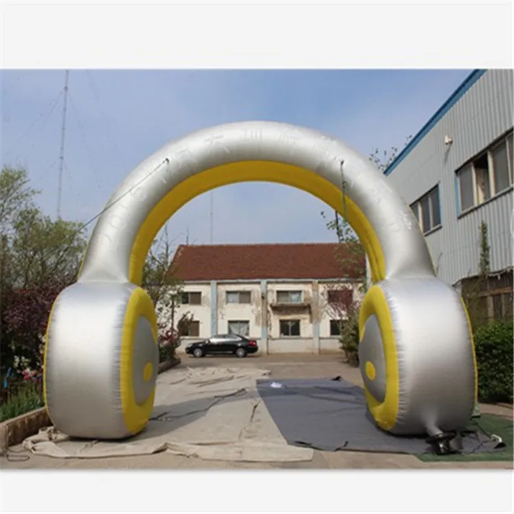 5m High Inflatable Headset Arch For Nightclub Outdoor Garden Decor ...