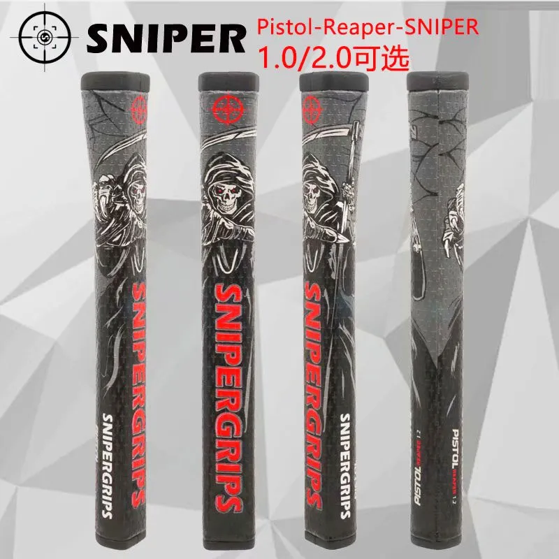 Premium Putter Grips - Gray PU Leather, High Quality Golf Club Grip ...