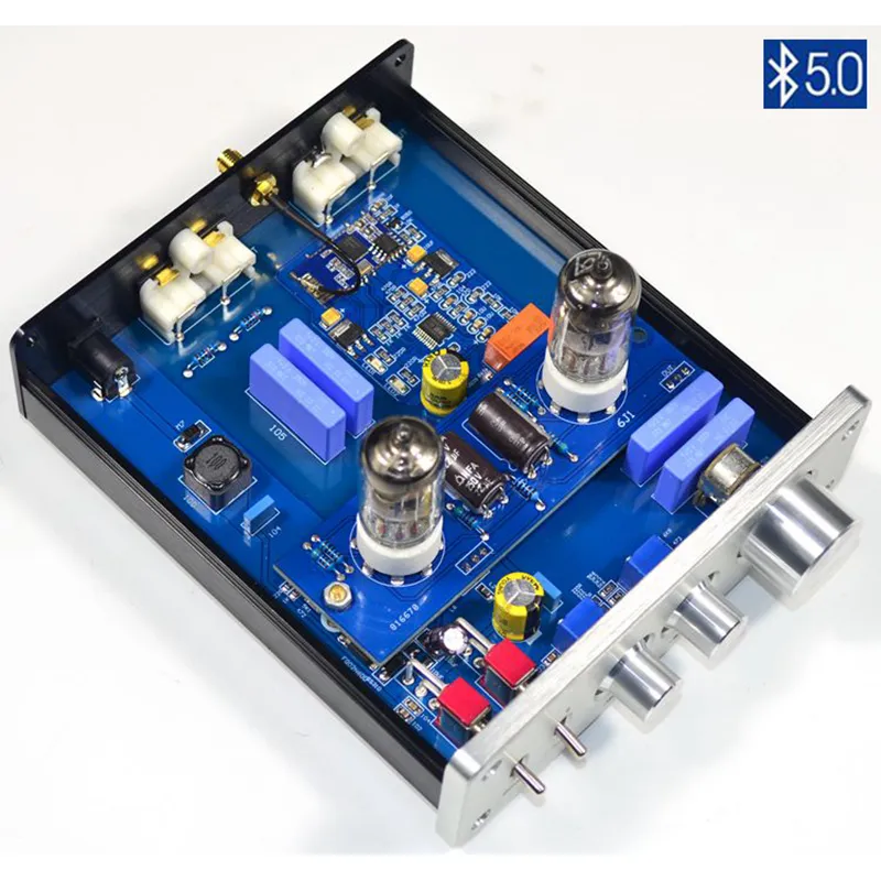 High Fidelity 6J1 Valve Preamp Treble Bass Tone Adjustment, Bluetooth 5 ...