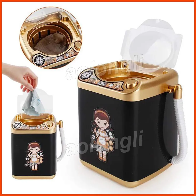 Electric makeup brush cleaner device plastic for cosmetic brush and ...