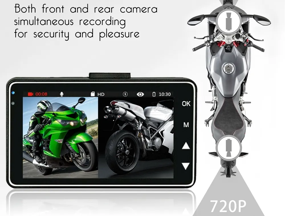 Motorcycle DVR Camera Motor Motorbike Dash Cam With... From Dhgatetop ...