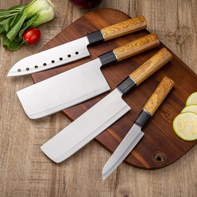 Premium 5-Piece Kitchen Knife Set - Sharp Cooking Knives Sets for Chef ...