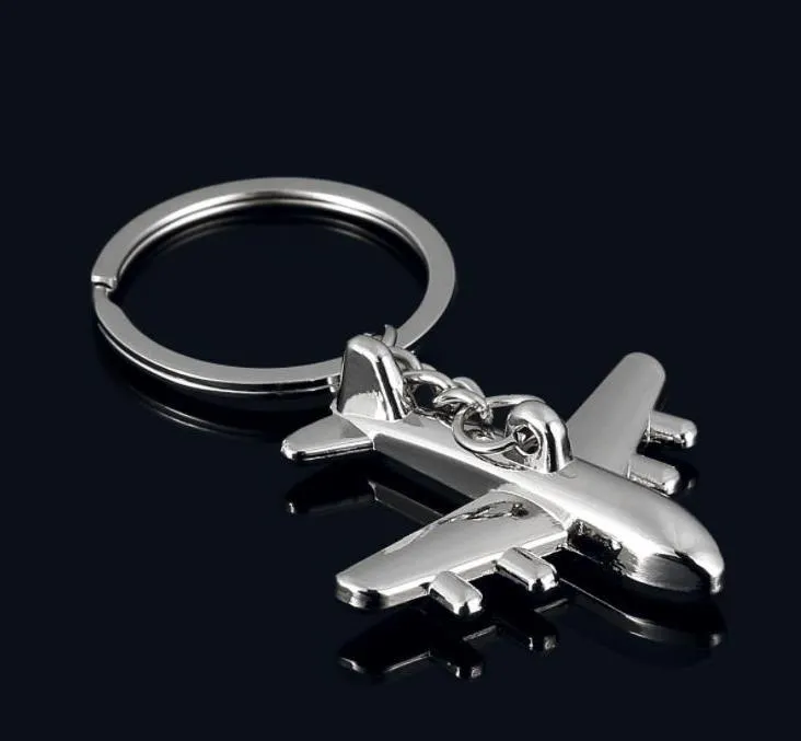 Metal Airplane Keychain: Mini Plane Key Chain, Aircraft Model Keyring ...