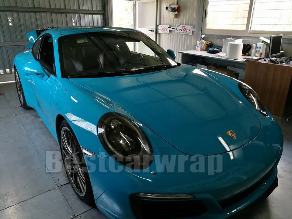 Car Wrap Blue Matte Premium Gloss Vehicle Wrapping Film Air Bubble Free ...