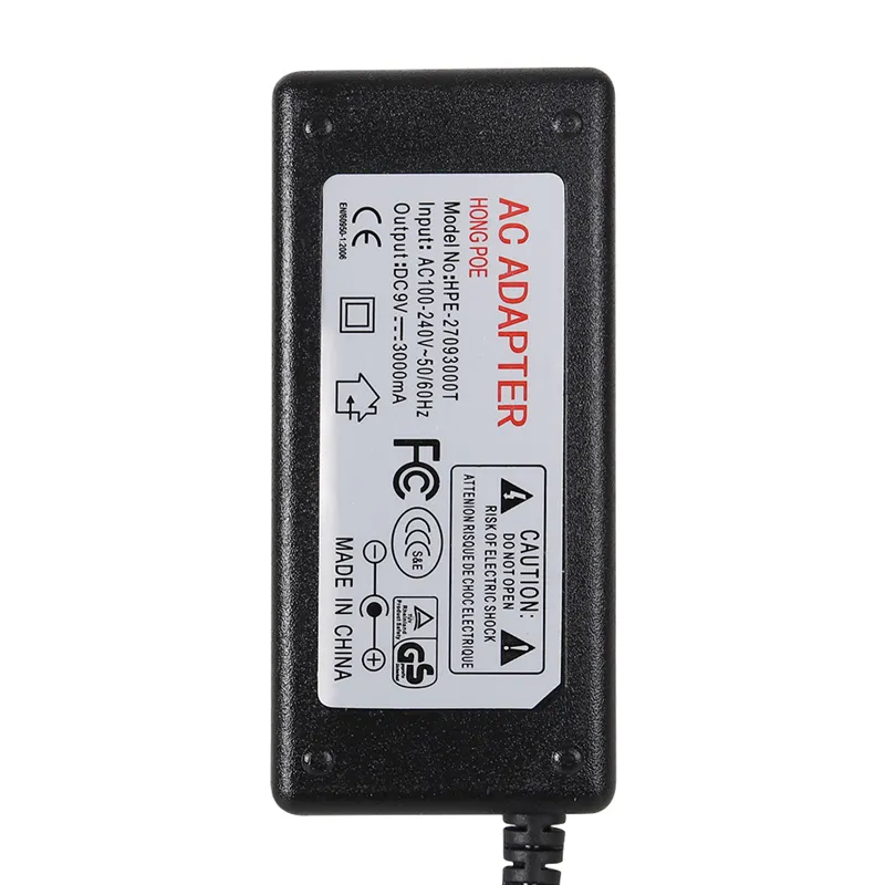 High Quality 9V 3A Power Supply, AC 100V-240V to DC 9V 3A 3000mA ...