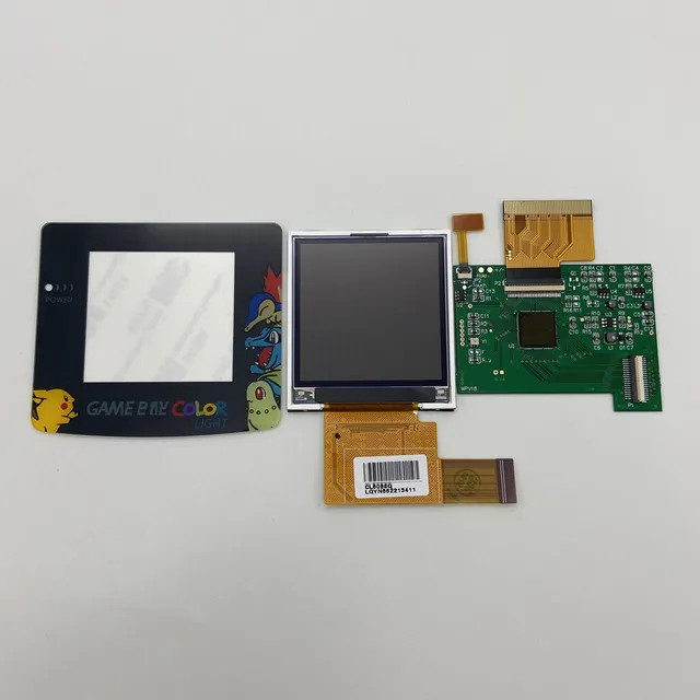 High Brightness LCD Screen for Gameboy Color - Easy Install, No Welding ...