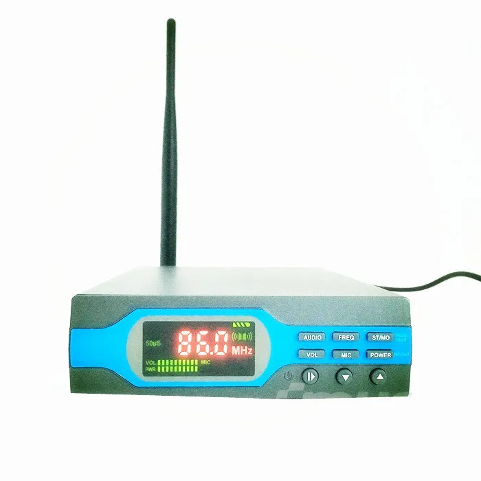FM Radio Station Transmitter With Antenna Set & 8G TF Card Support ...