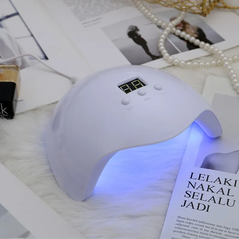 DHgate.com:Cute White UV LED Nail Lamp Gel Polish Dryer for UV/LED Builder Glues 36W USB Cable ...