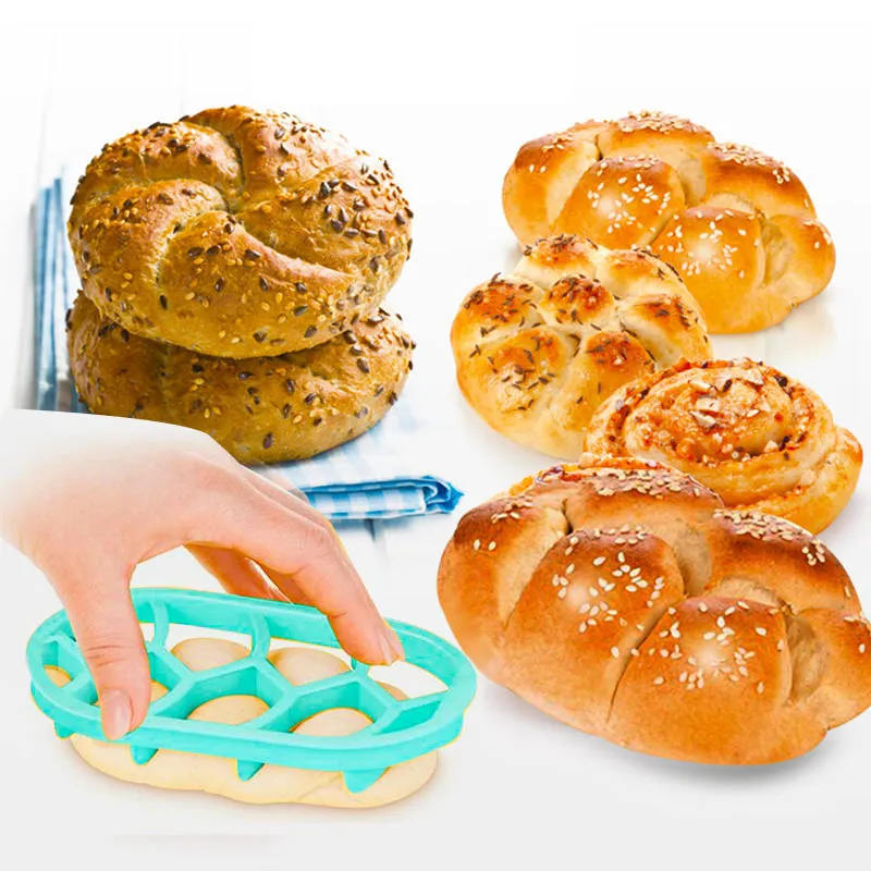 Baking Mold Set - Round & Oval Cake Molds, Biscuit Cutters, Bread Press ...