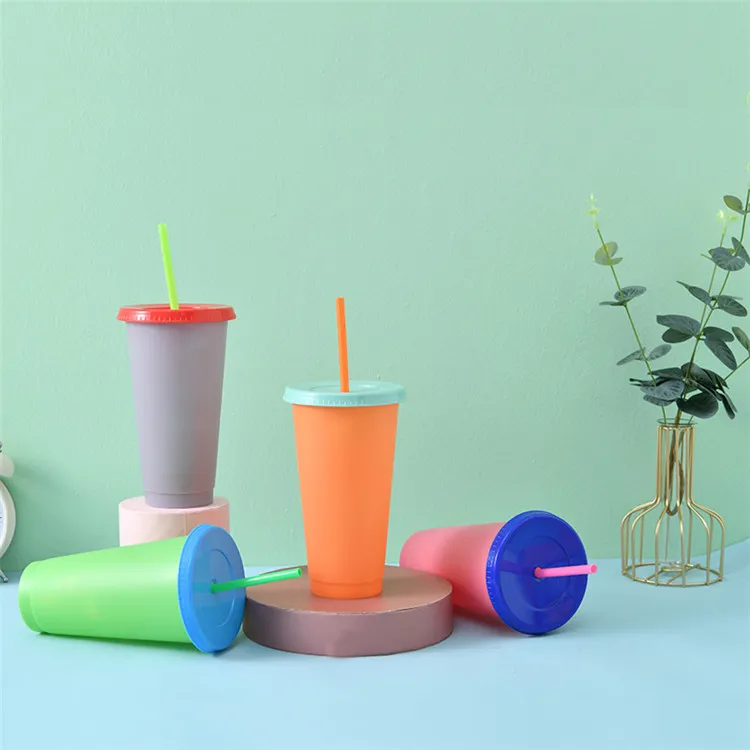 24oz Color Changing Plastic Coffee Mug Eco Friendly... From V ...