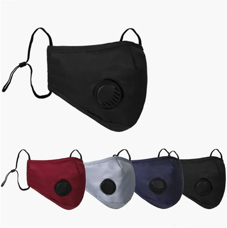 Designer Dustproof PM2.5 Cloth Mask With Filter With Breathing Valve ...