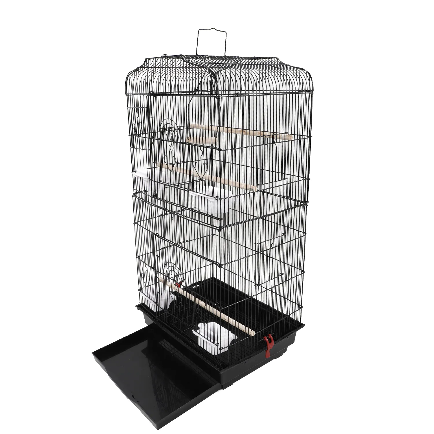 Cage For A Parakeet: Portable Wire Bird Cage For Canary, Parrot ...