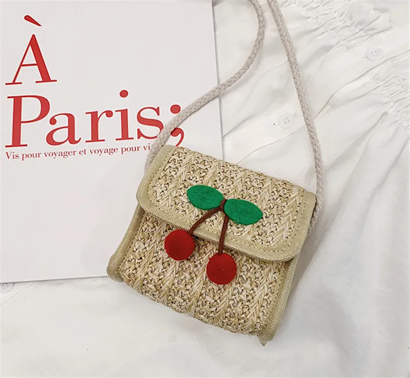 DHgate.com:Kids Purses, Newest Cherry Hanging Decoration Grass Plaited ...