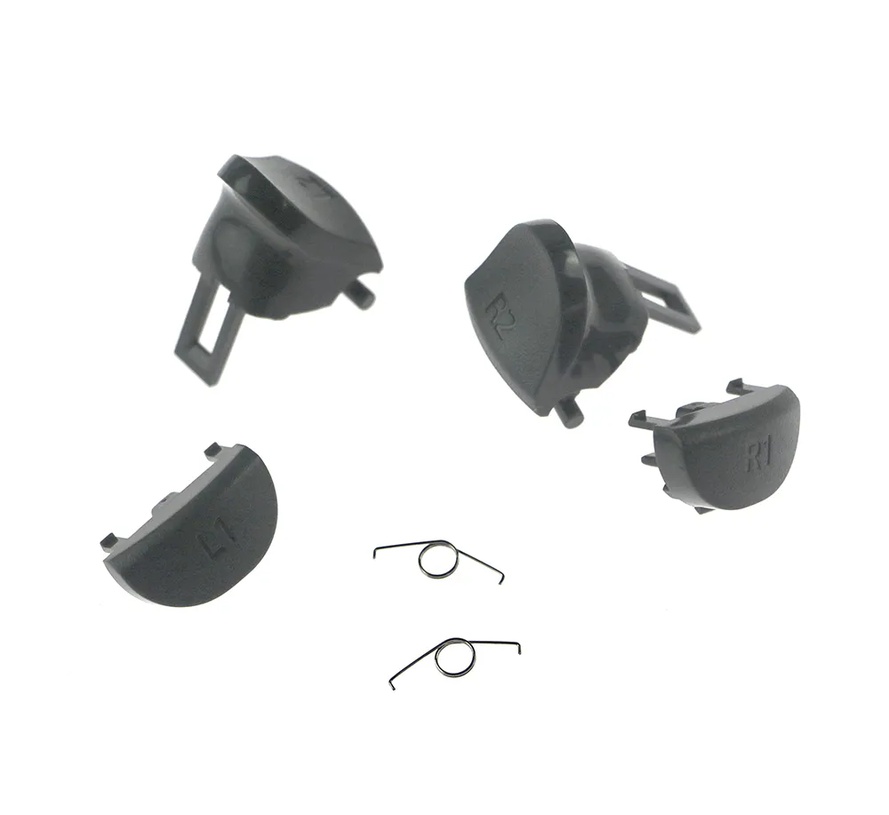 PS4 4.0 Trigger Button Set Back With Spring JDS 040, JDM 010, L1, R1 L2 ...