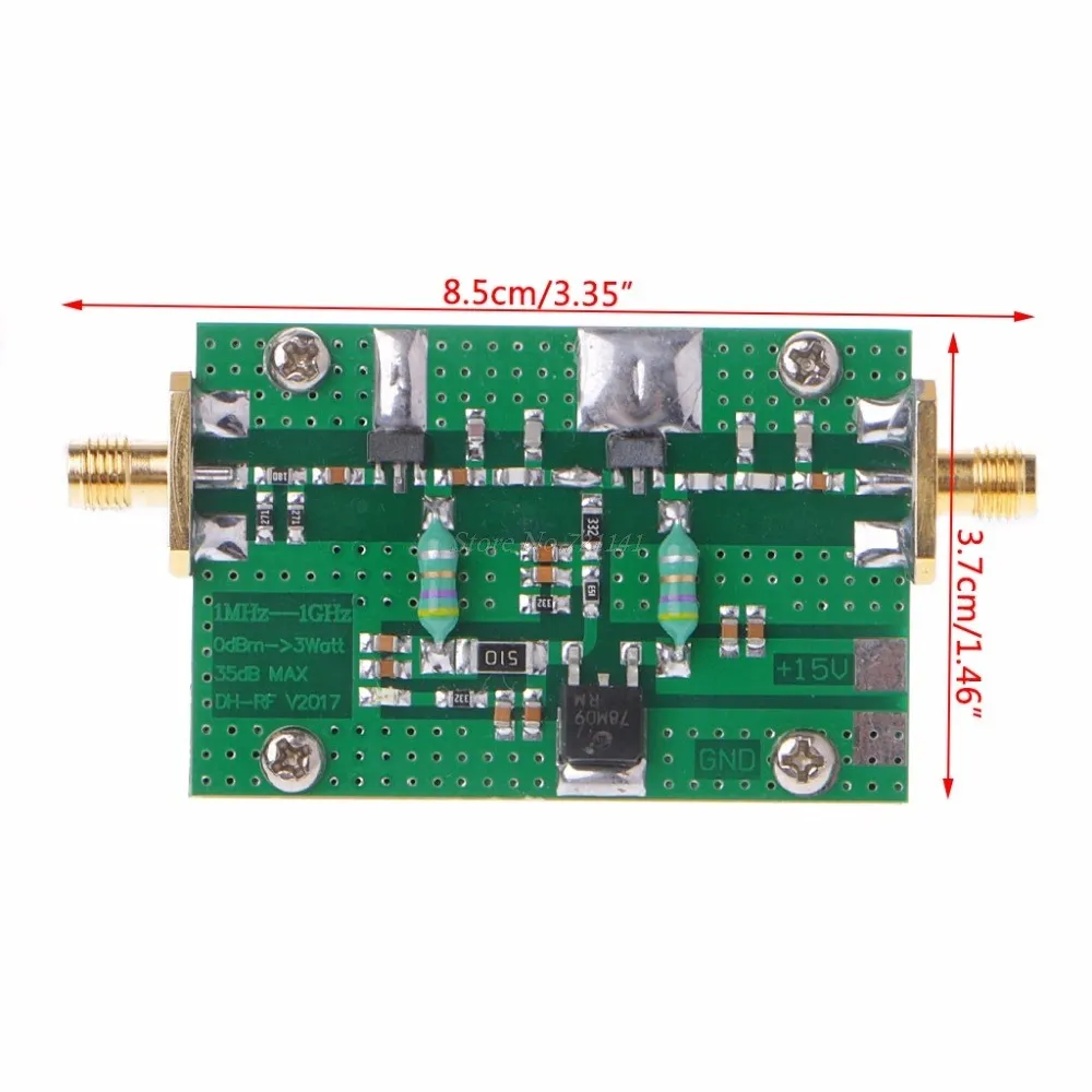 Radio UHF VHF RF Power Amplifier 1MHz 700MHz, 32W HF Signal Booster For ...