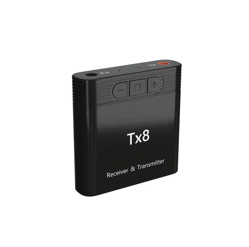 TX8 Bluetooth 5.0 Receiver Transmitter 2 In 1 Wireless Audio Adapter ...