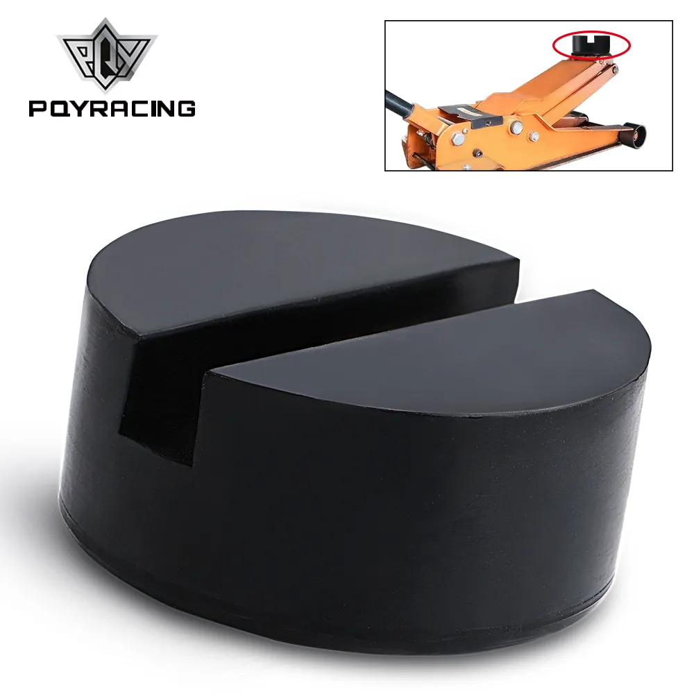 Universal Floor Jack Pad - Rubber Slotted Frame Rail Protector, Heavy ...