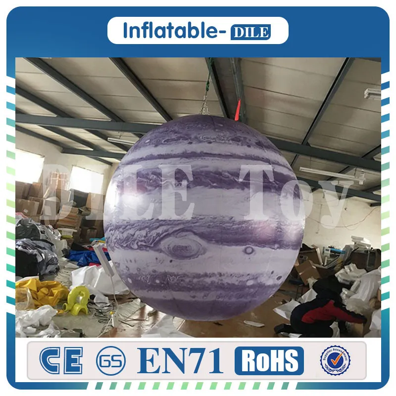 1m Giant Inflatable Planet Balloons Earth Moon Jupiter Saturn Uranus Neptune Mercury Venus For ...