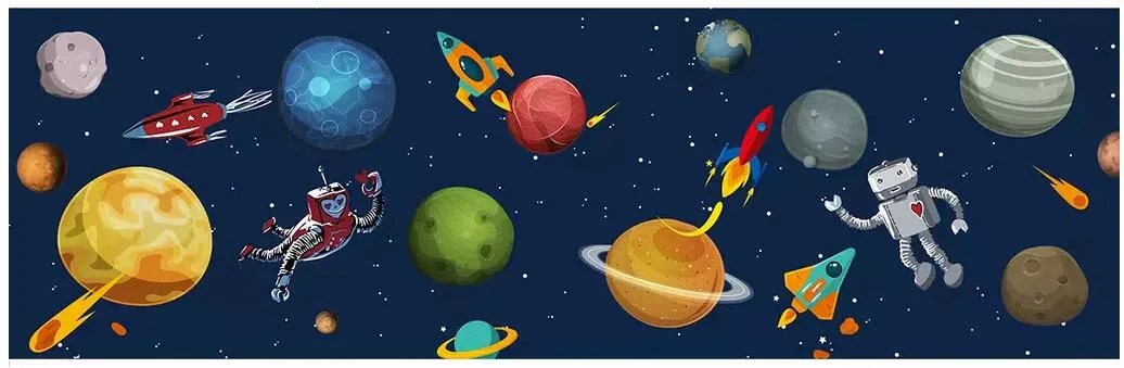 Cartoon Space Wallpaper