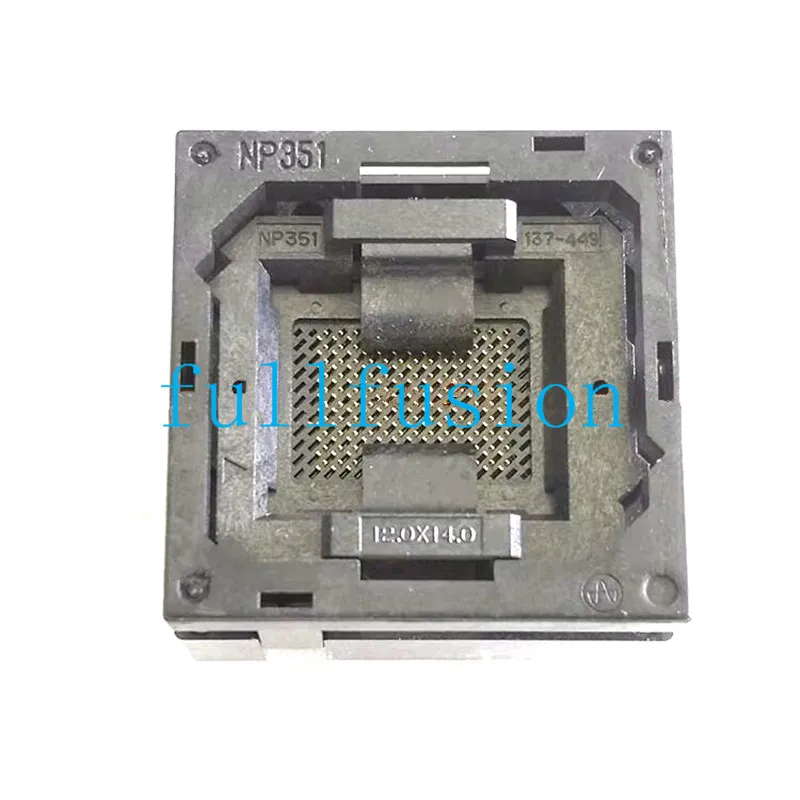 NP351 137 449 Yamaichi IC اختبار المقبس FBGA137 0.8MM الملعب IC حجم الجسم حرق 14x12mm في المقبس ...