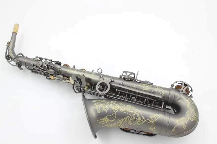 Alto Saxophone Eb Matte Black Nickel Plated Brass Body Beginner Sax ...