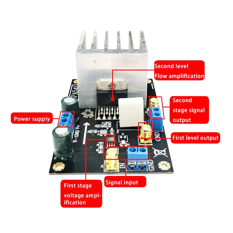 OPA541 Module: 5A High Current Audio Amplifier Drive Coil Motor, HiFi Sound From Seeweb, $103.94 ...