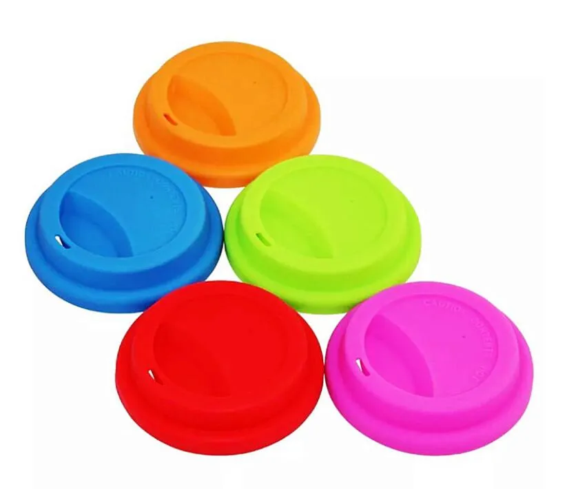 DHgate.com:New 9cm Silicone Cup Lids Creative Mug Cover Food Grade ...