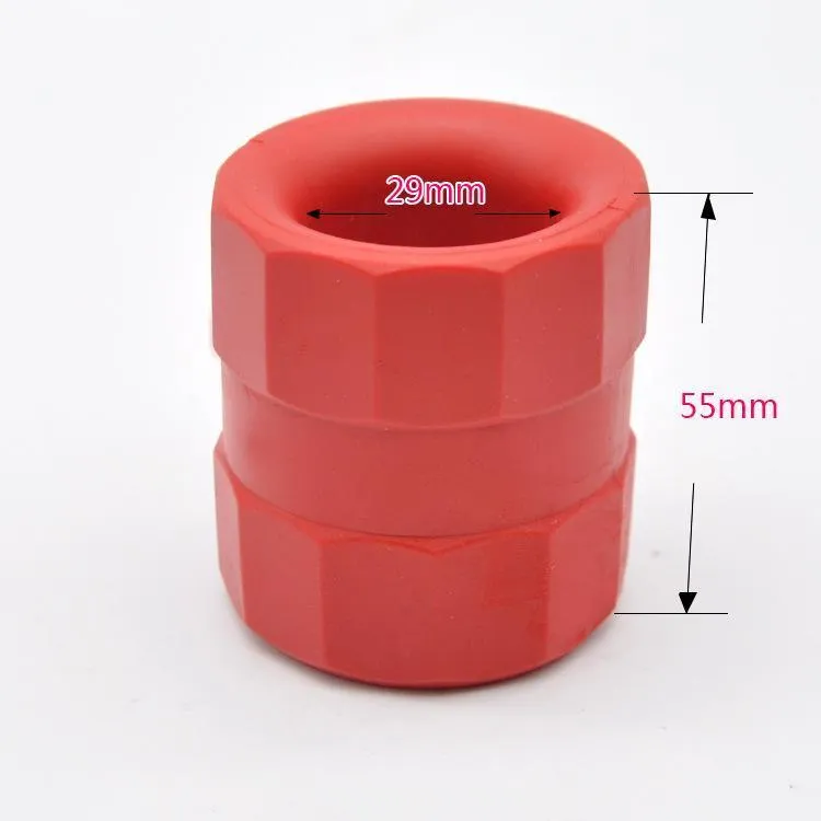 Male Chastity Devices: Soft TPR Stretcher Ball With Scrotum Bondage # ...