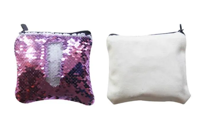 Sequin Coin Purses | Sublimation Blank Short Coin Change Wallet | Heat ...