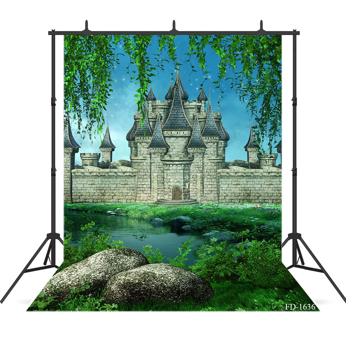 Castle Photography Background Grass Backdrop Portrait For Photo Shoot ...